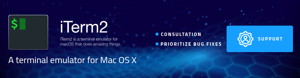 Donate - iTerm2 - macOS Terminal Replacement